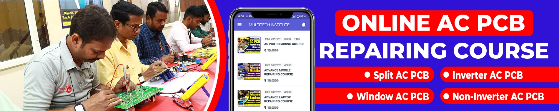 Online AC PCB Repairing Course | Call Now 8929250332